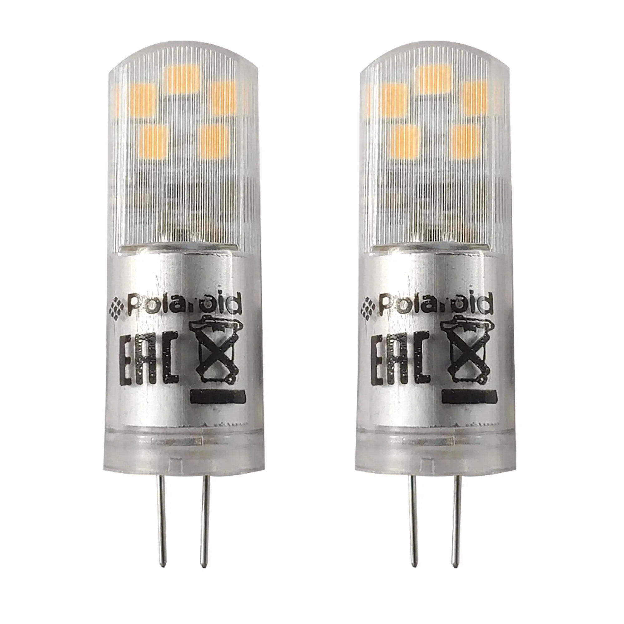 Светодиодная лампа Polaroid 12V G 2W 3000K G4 200lm (2 шт.)
