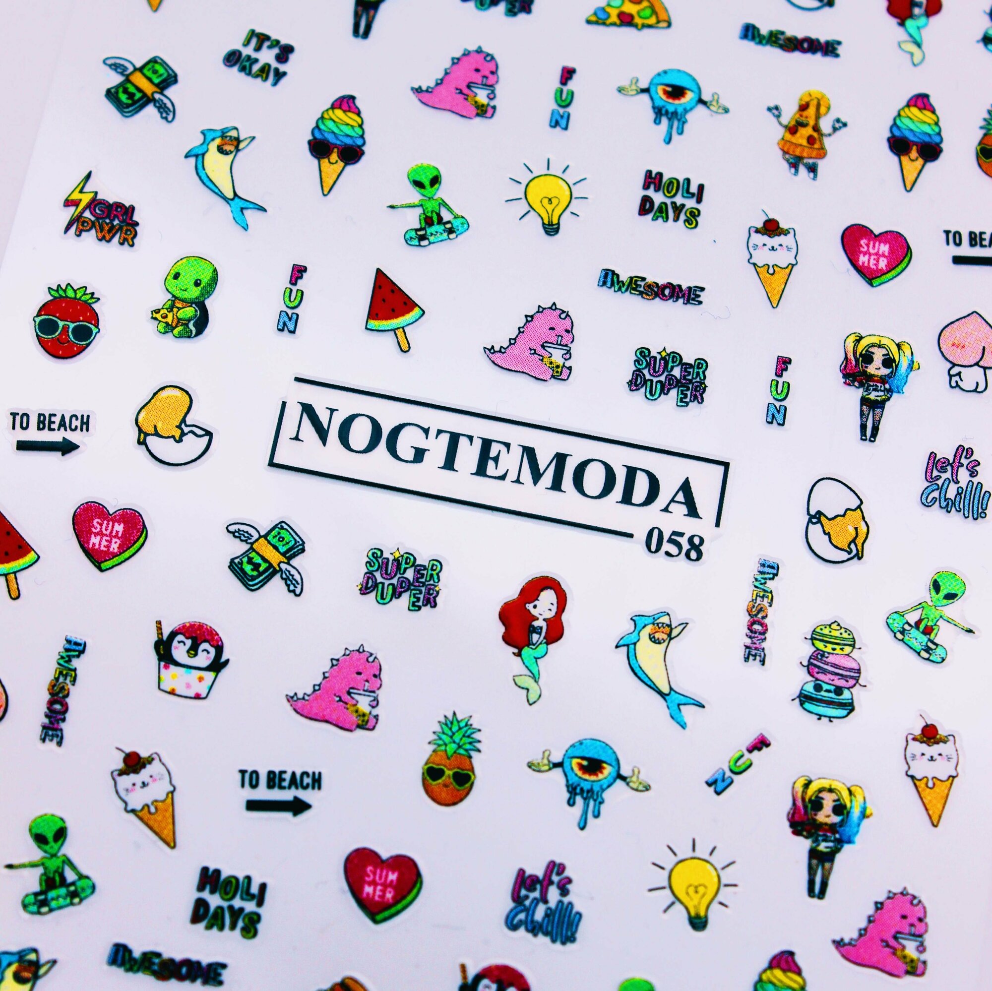 Наклейки NogteModa №058