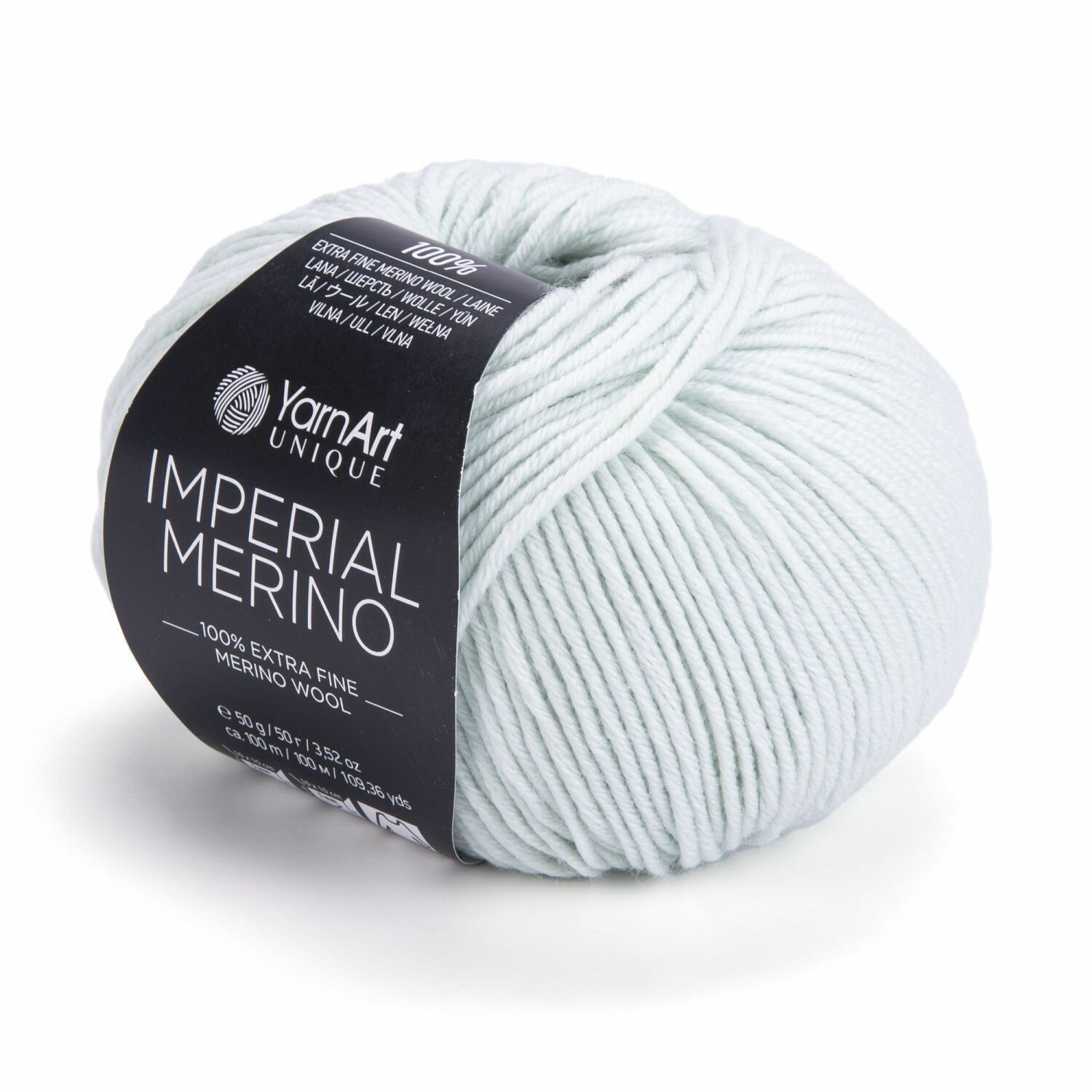 Пряжа Imperial Merino YarnArt, бл. бирюза - 3328, 100% мериносовая шерсть Extra fine, 10 мотков, 50 г, 100 м.
