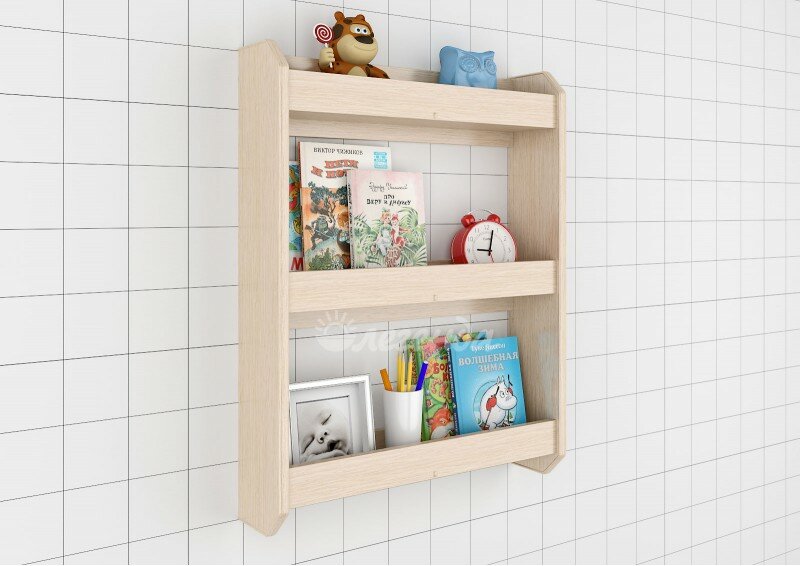 Полка Л-03 Дуб Молочный Дуб Молочный