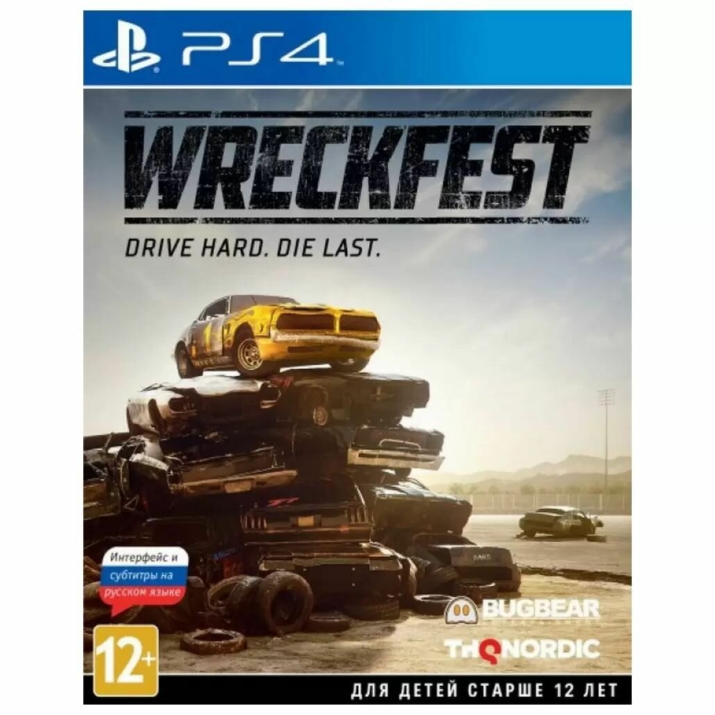 Игра PS4 Wreckfest: Drive Hard. Die Last.
