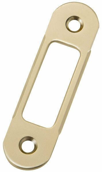 Планка ответная AGB Mediana Evolution В01000.40.23 (матовая латунь), 22мм бэксет 35