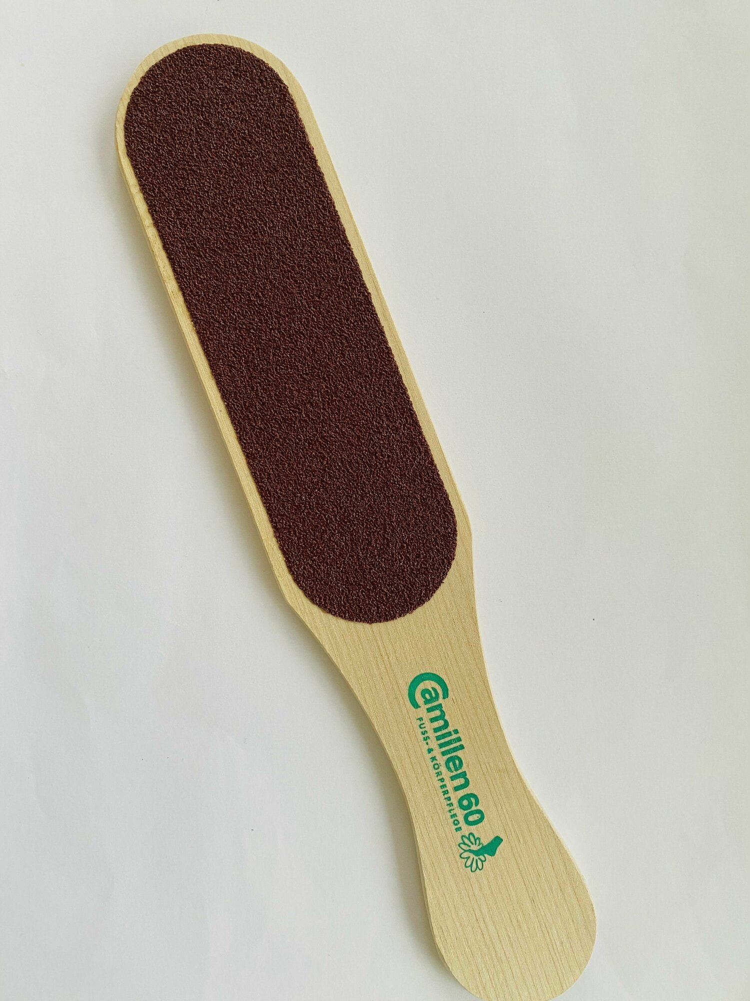 Терка деревянная , пилка для ног овальная Camillen, пемза двусторонняя