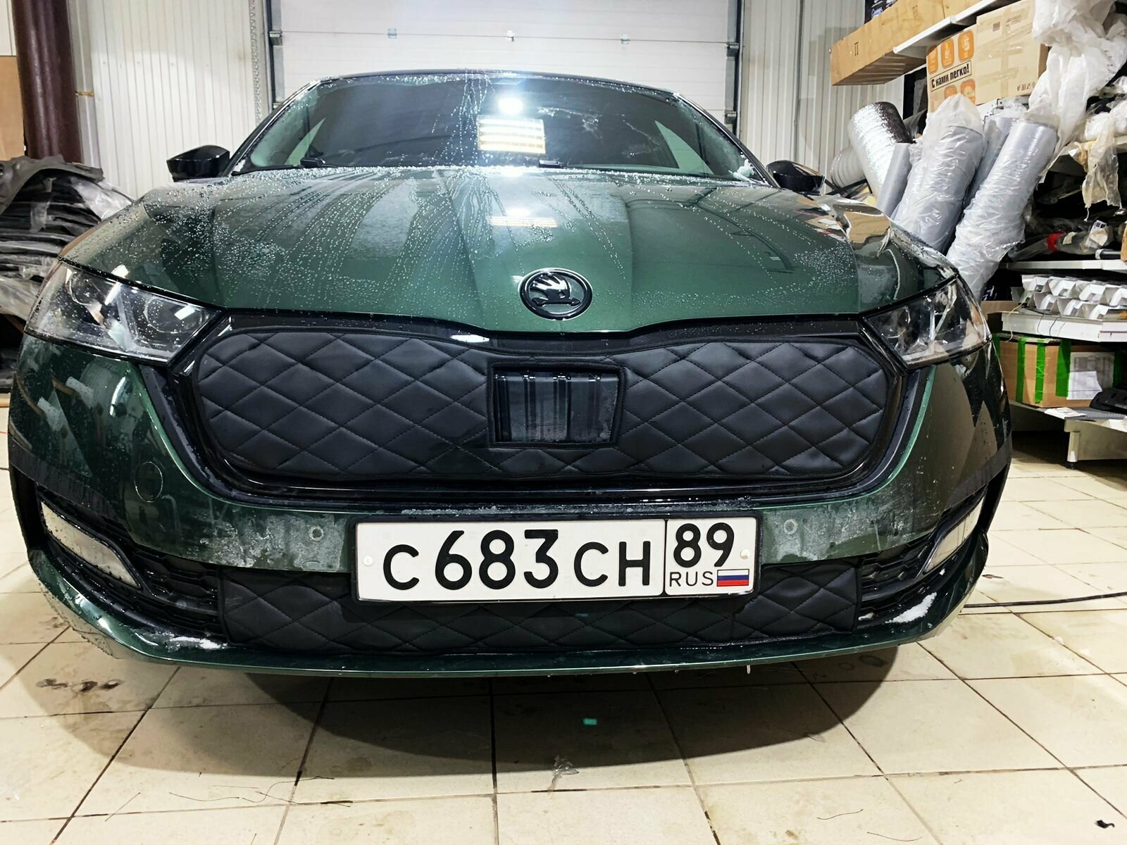Утеплитель радиатора для Skoda Octavia Шкода Октавия (2019-н. в.) (A8)