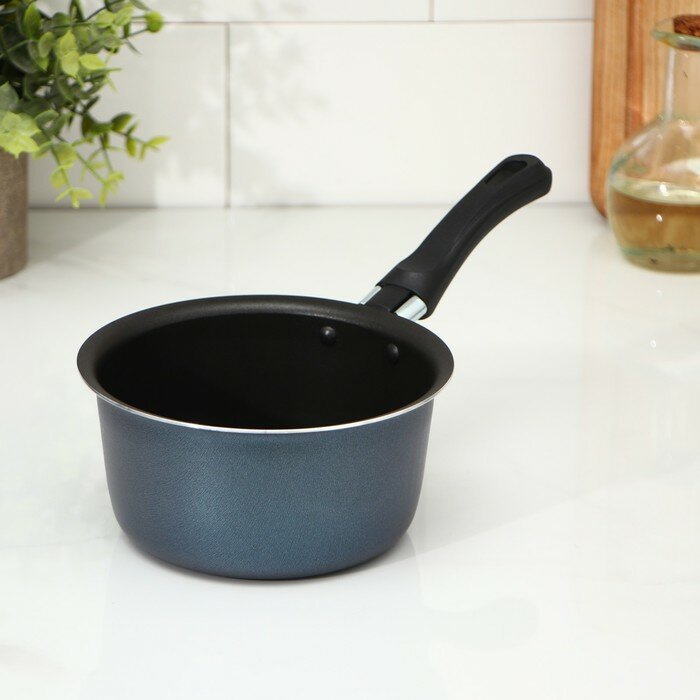 Ковш Белая калитва 1 л, антипригарный, синий