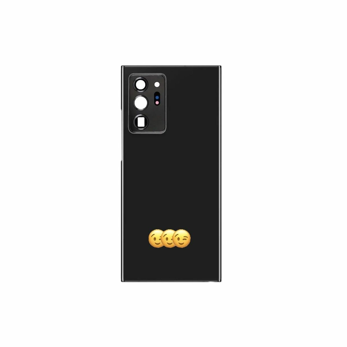 Задняя крышка для Samsung Note 20 Ultra SN-N985 черная — запасная часть для ремонта смартфона