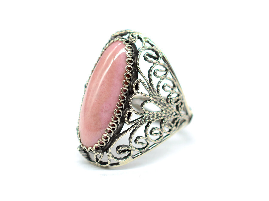 Кольцо, родонит