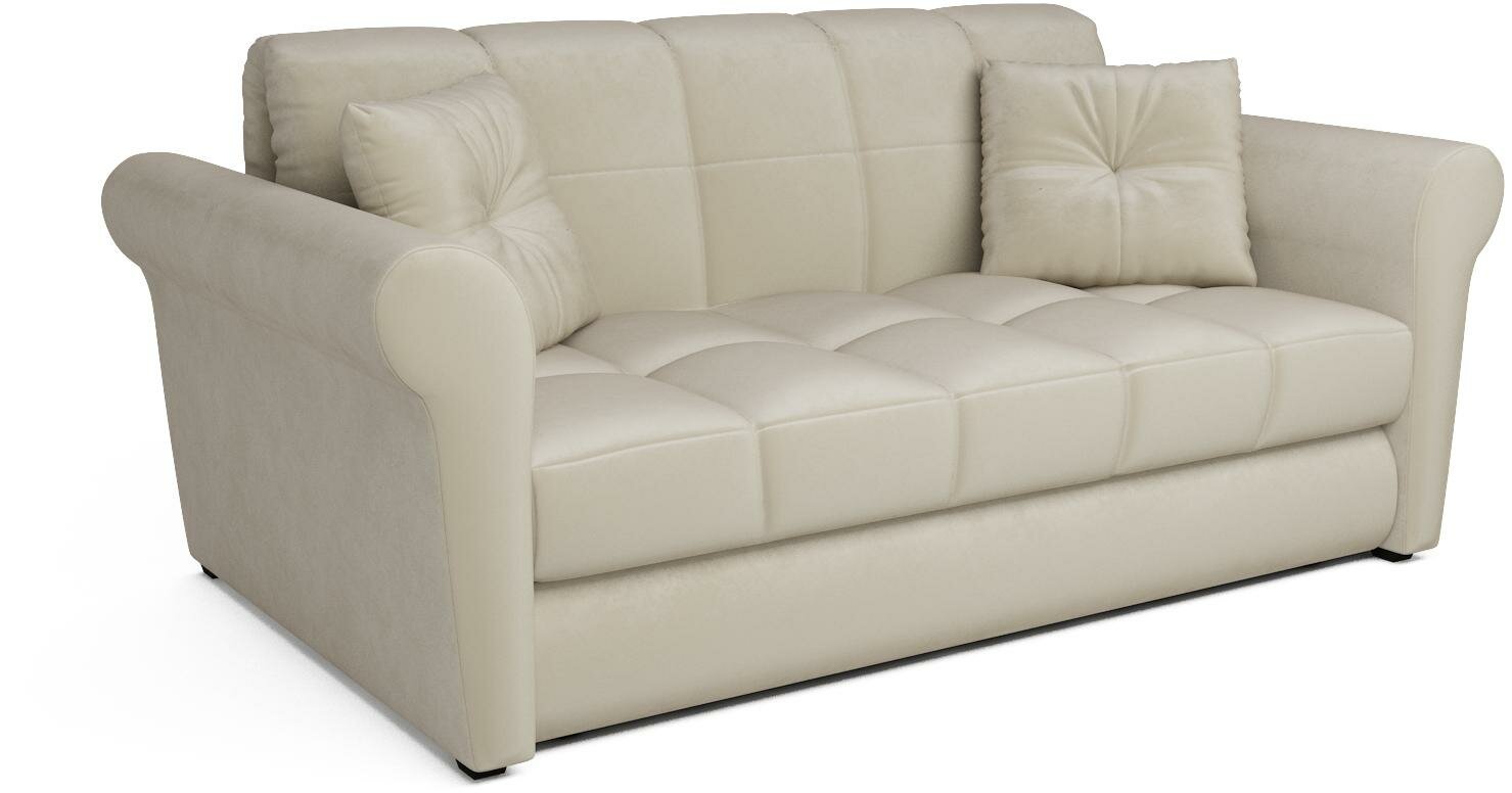 Диван Mebel-ars Гранд Бархат Светло-Бежевый Размеры: Высота 830мм Глубина 1040мм Ширина 1830мм