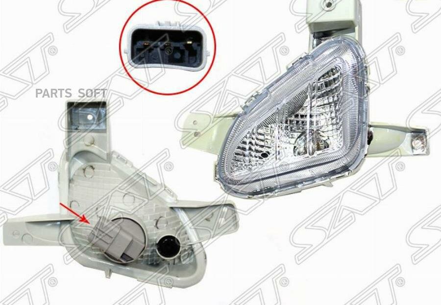 Фара противотуманная (Справа) Hyundai Sonata 17-19 Sat арт. ST-321-2018R