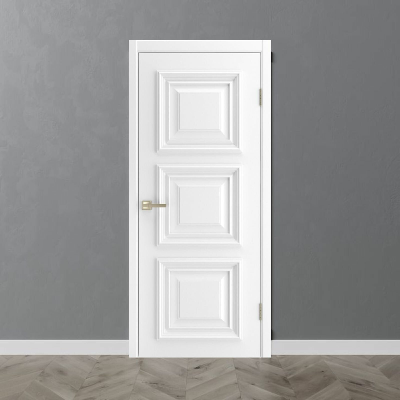 Дверь межкомнатная Диана 3 Глухая Paputin's Doors 900 х 2000 мм Комплект