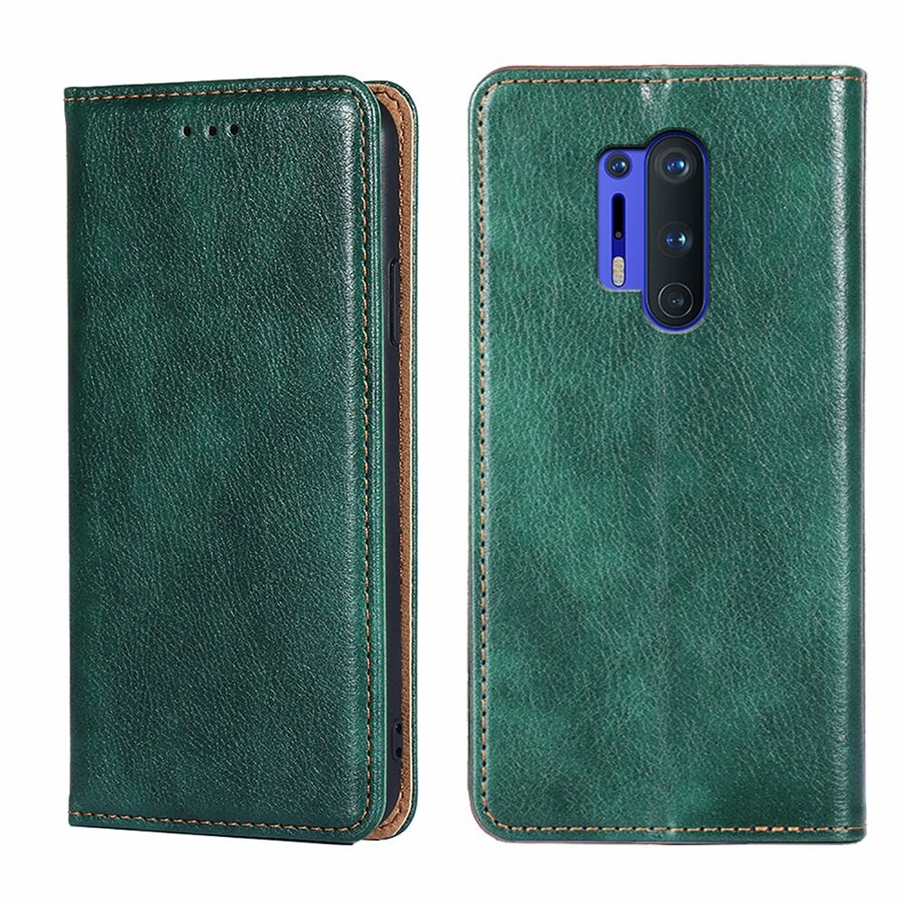 Чехол-книжка MyPads для OnePlus 8 Pro / Ван Плас 8 Про,(зеленый)