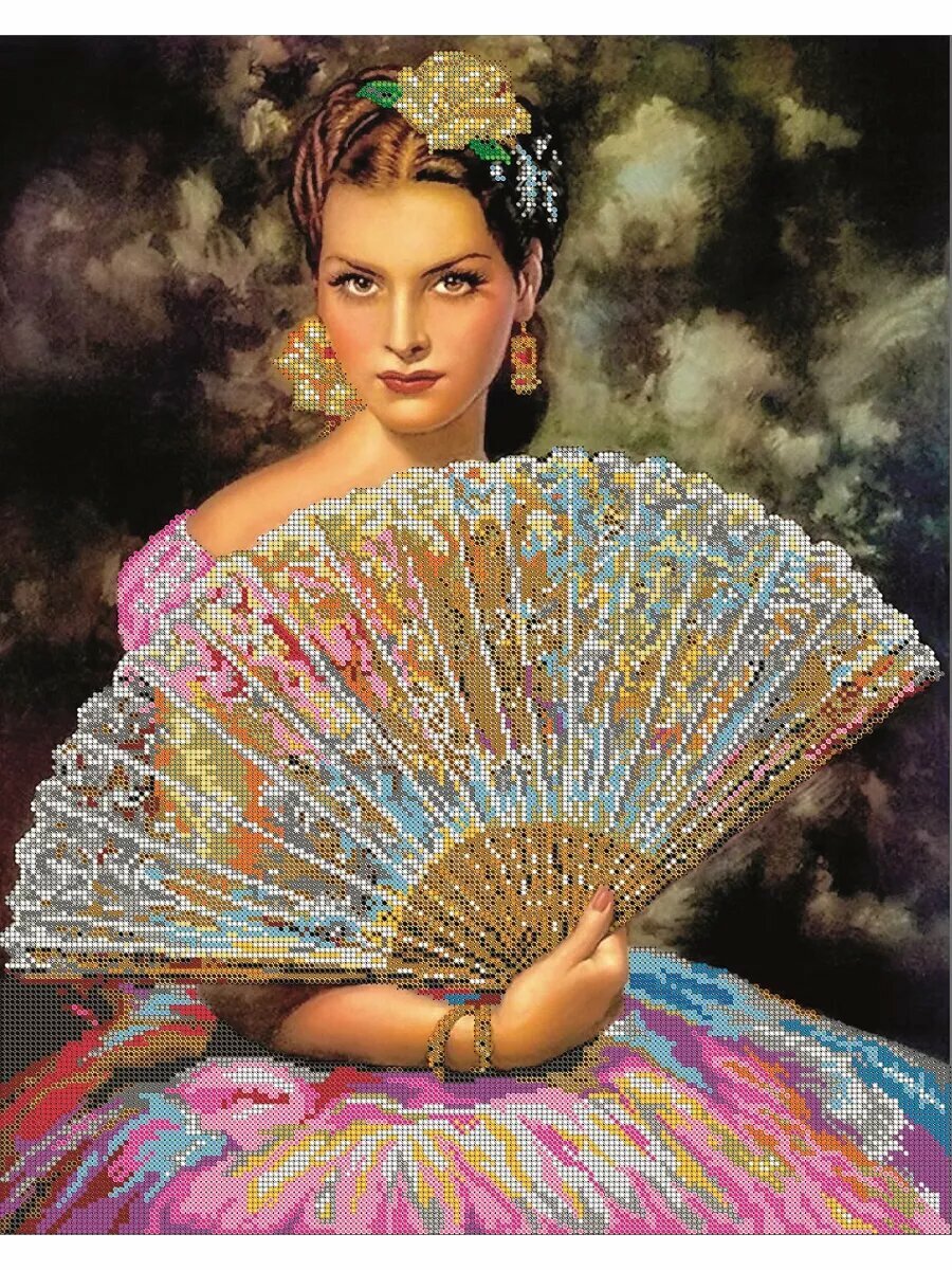 Набор для вышивания бисером 38*48 см