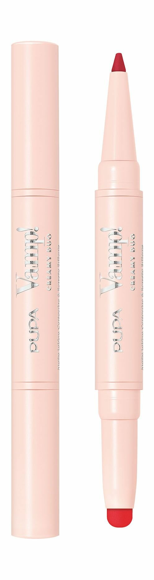 PUPA Набор для губ Vamp! Creamy Duo (Губная помада 0,8 г + Карандаш для губ 0,2 г), 010
