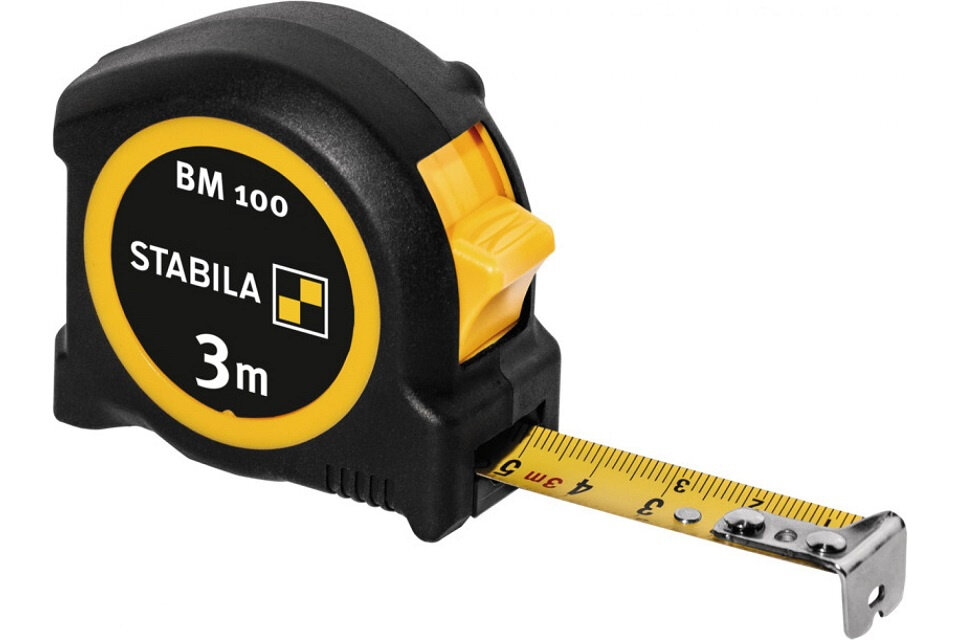 Stabila Рулетка 3 м х 16 мм STABILA BM 100, 19570