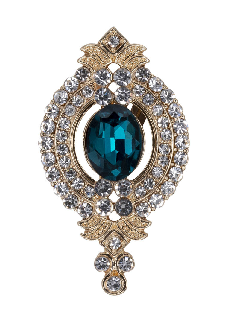 Брошь, стразы