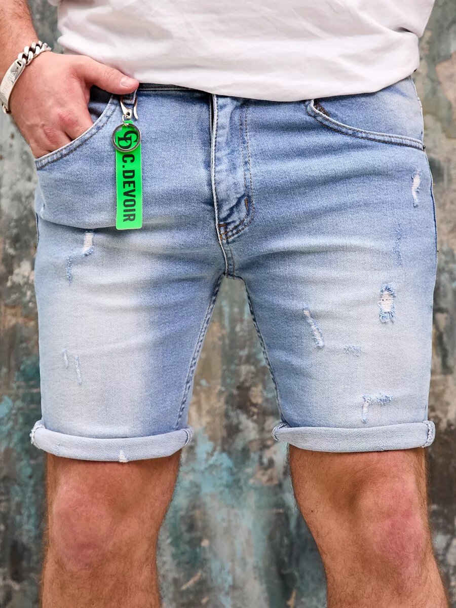Шорты летние джинсовые мужские