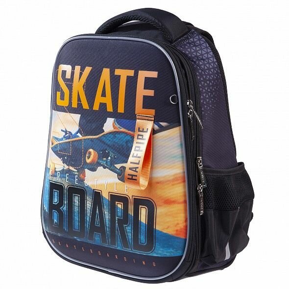 Рюкзак ERGONOMIC light-СкейтБорд- 38Х29Х15см EVA материал нагрудная стяжка светоотраж. 2 отделения 2 кармана и 1 потайной