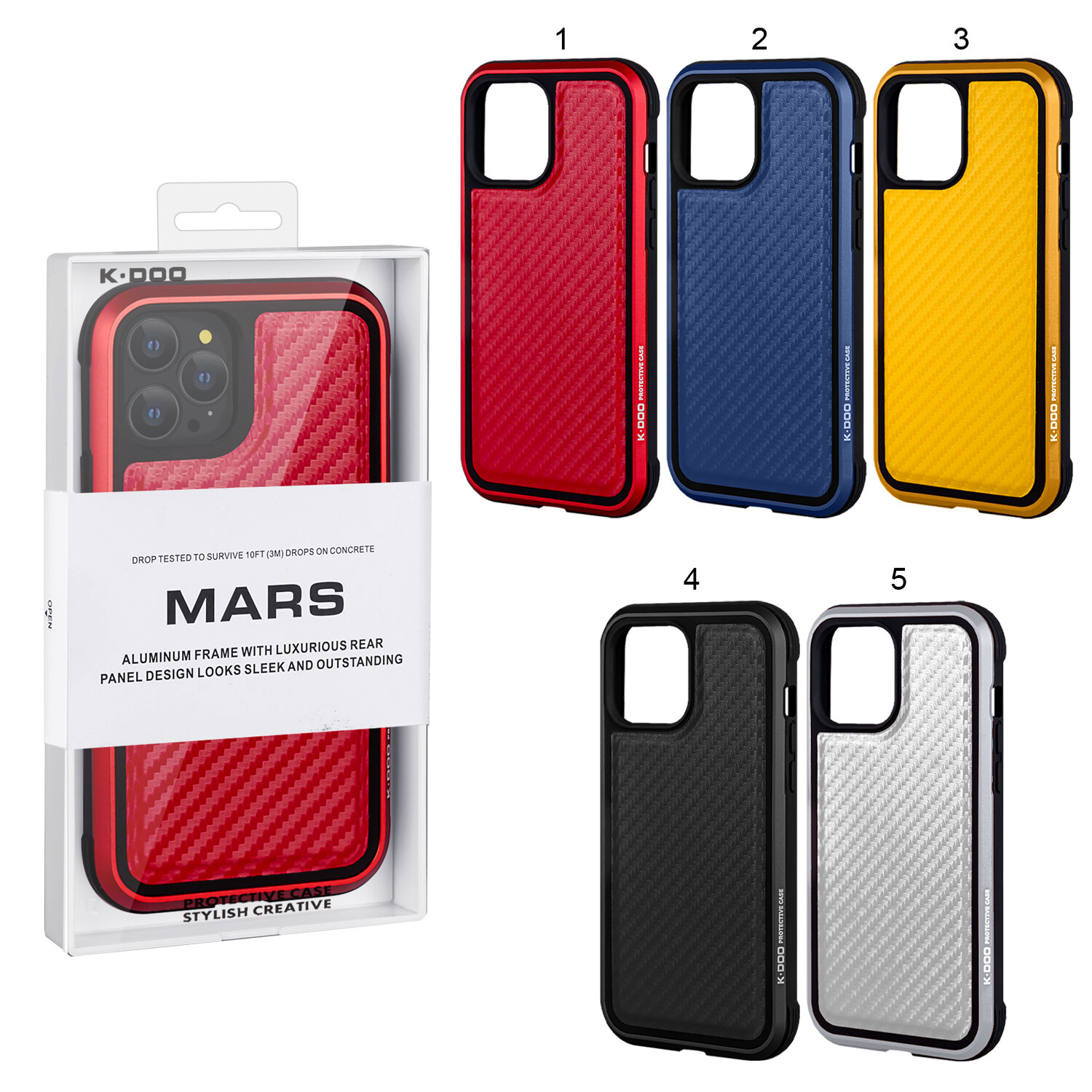 Чехол iPhone 12 Pro Max Mars Carbon