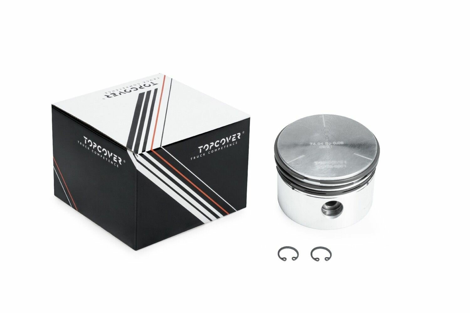 Поршень компрессора с кольцами, подходит для Скания Serie 3 G series P R T Scania , T07586001, TOPCOVER