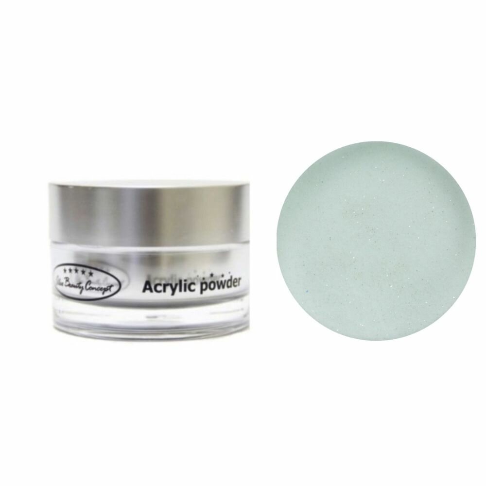 Alex Beauty Concept Цветная акриловая пудра, 5 гр, цвет зеленый 50017