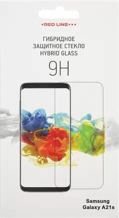 Защитное стекло Red Line Hybrid Glass для Samsung Galaxy A21s глянцевое