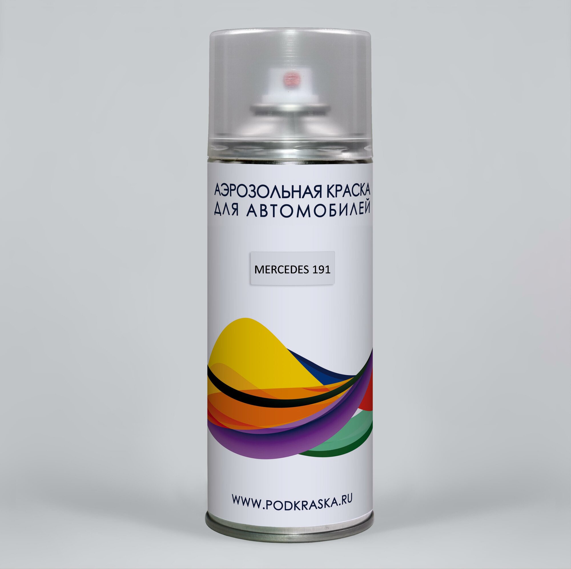 Аэрозольная краска для авто 191, 191U, 9191 - COSMOS BLACK Mercedes черный, 400 мл