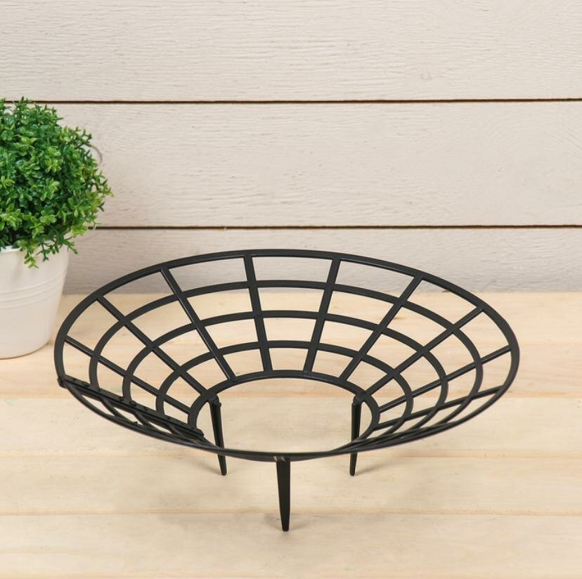 Кустодержатель подставка под клубнику черная