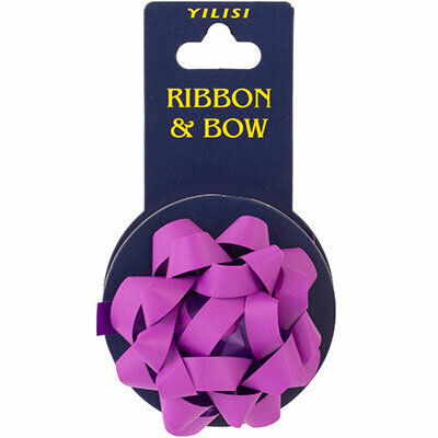 Бант Звезда 7см+Лента 4м сатин сиренев/G