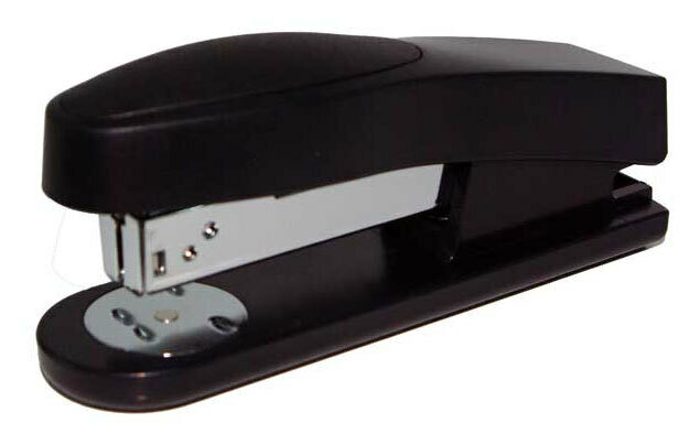 Степлер KW-Trio Halfl-strip Trio 24/6 26/6, 20 листов черный, 150 скоб (05510BLCK)