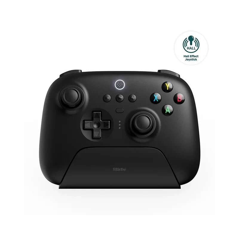8Bitdo Ultimate беспроводной геймпад с зарядной док-станцией Black Hall Effect