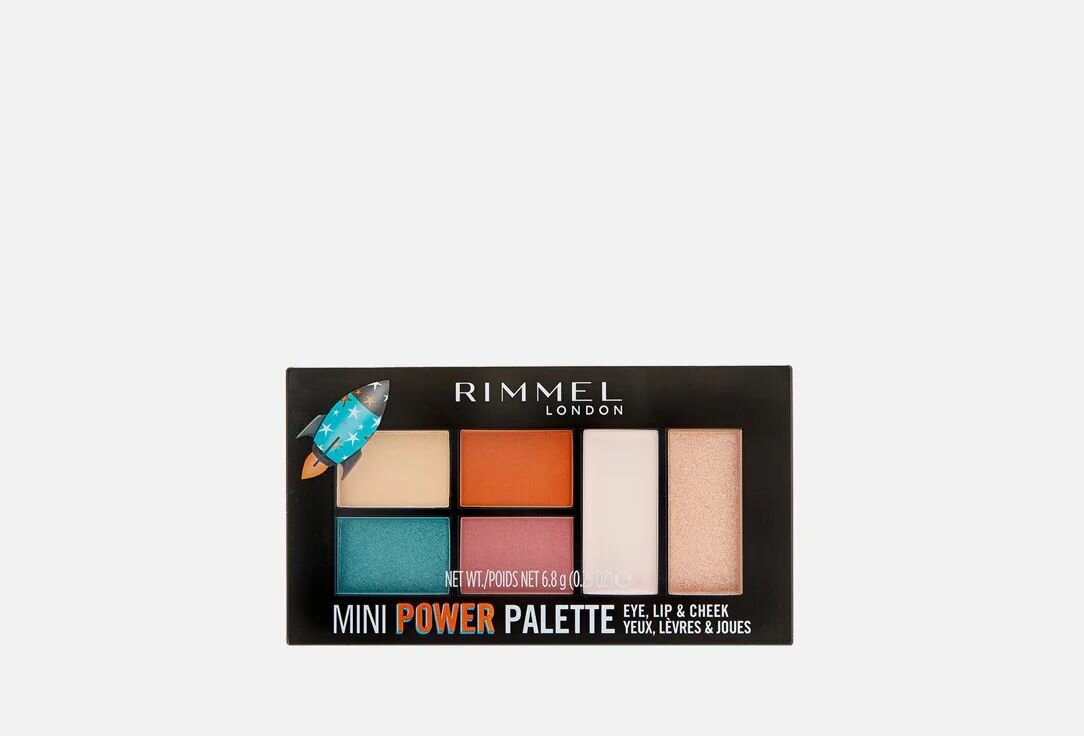 RIMMEL Универсальная палетка Mini Power Palette 004 Pioneer