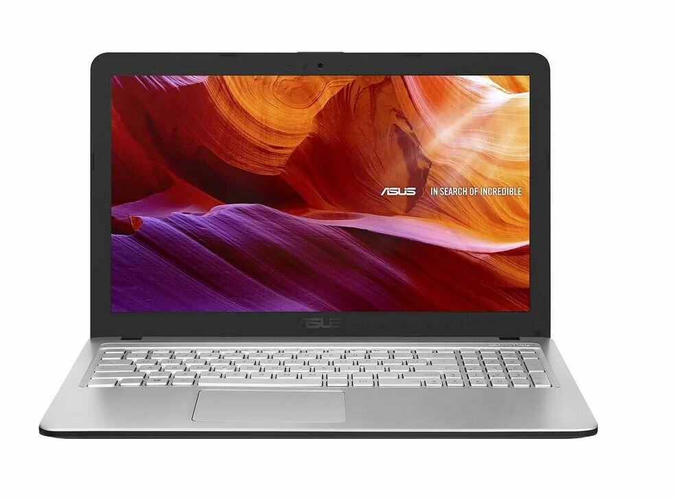 15,6" Ноутбук Asus R543BA-GQ883T (90NB0IY6-M13010) серебристый - 1366x768, TN, AMD A4 9125, ядра: 2 x 2,3 ГГц, 4 ГБ, SSD 128 ГБ, AMD Radeon, Windows 10 Home