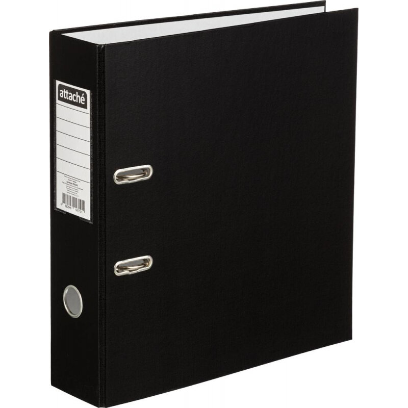 Attache Папка-регистратор 80 мм, черный