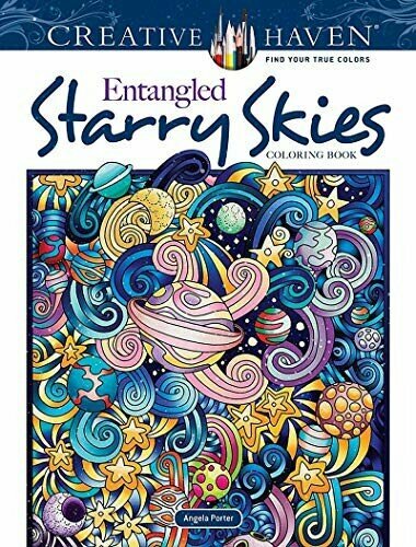 Porter Angela "Creative Haven Entangled Starry Skies Coloring Book"