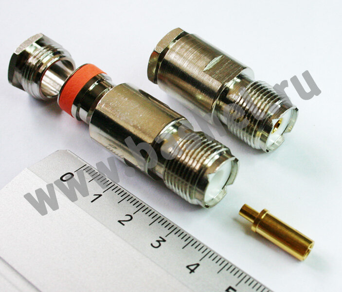 Гнездо UHF пайка RG-213