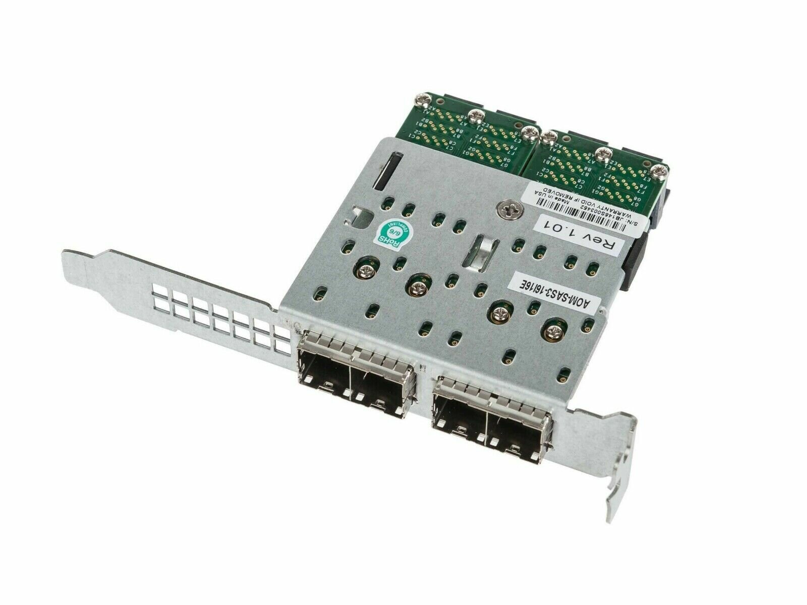 Переходная плата Supermicro AOM-SAS3-16I16E Ext. to Int. Mini-SAS HD Adapter FUll-profile