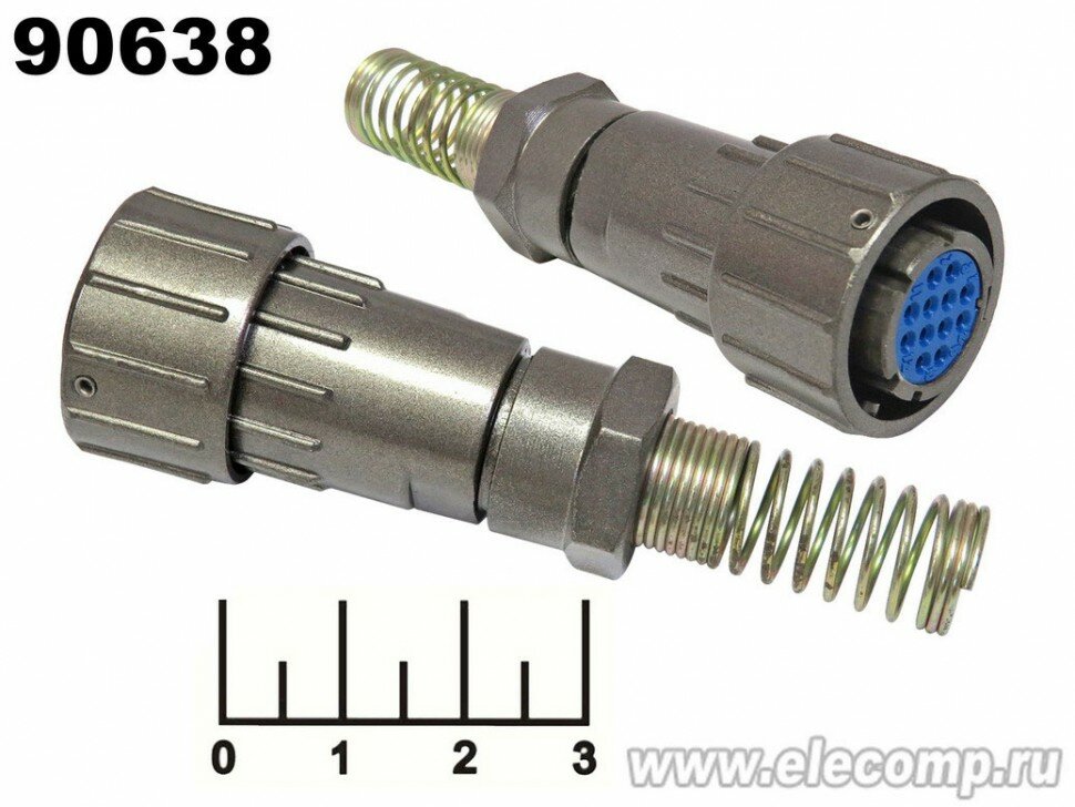 Разъем 12pin гнездо на кабель FQ18-12TK-10