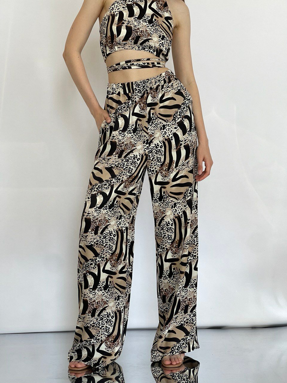 Брюки трубы