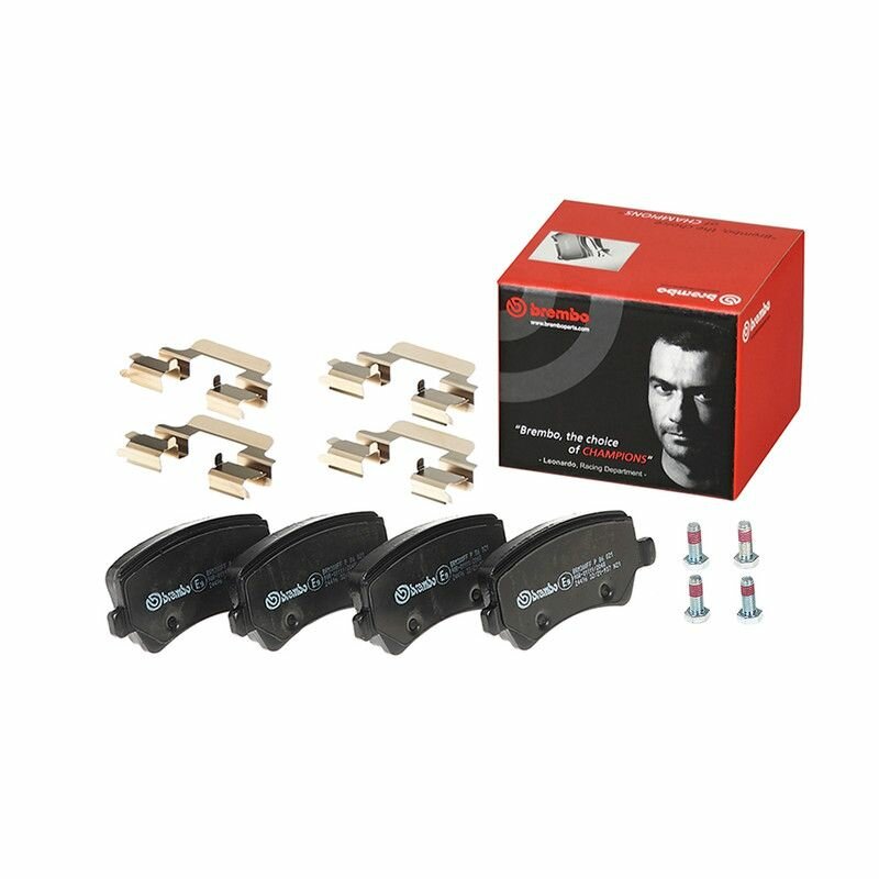 Тормозные колодки дисковые задние BREMBO P86021 для а/м VOLVO XC70/S80, LAND ROVER Range Rover