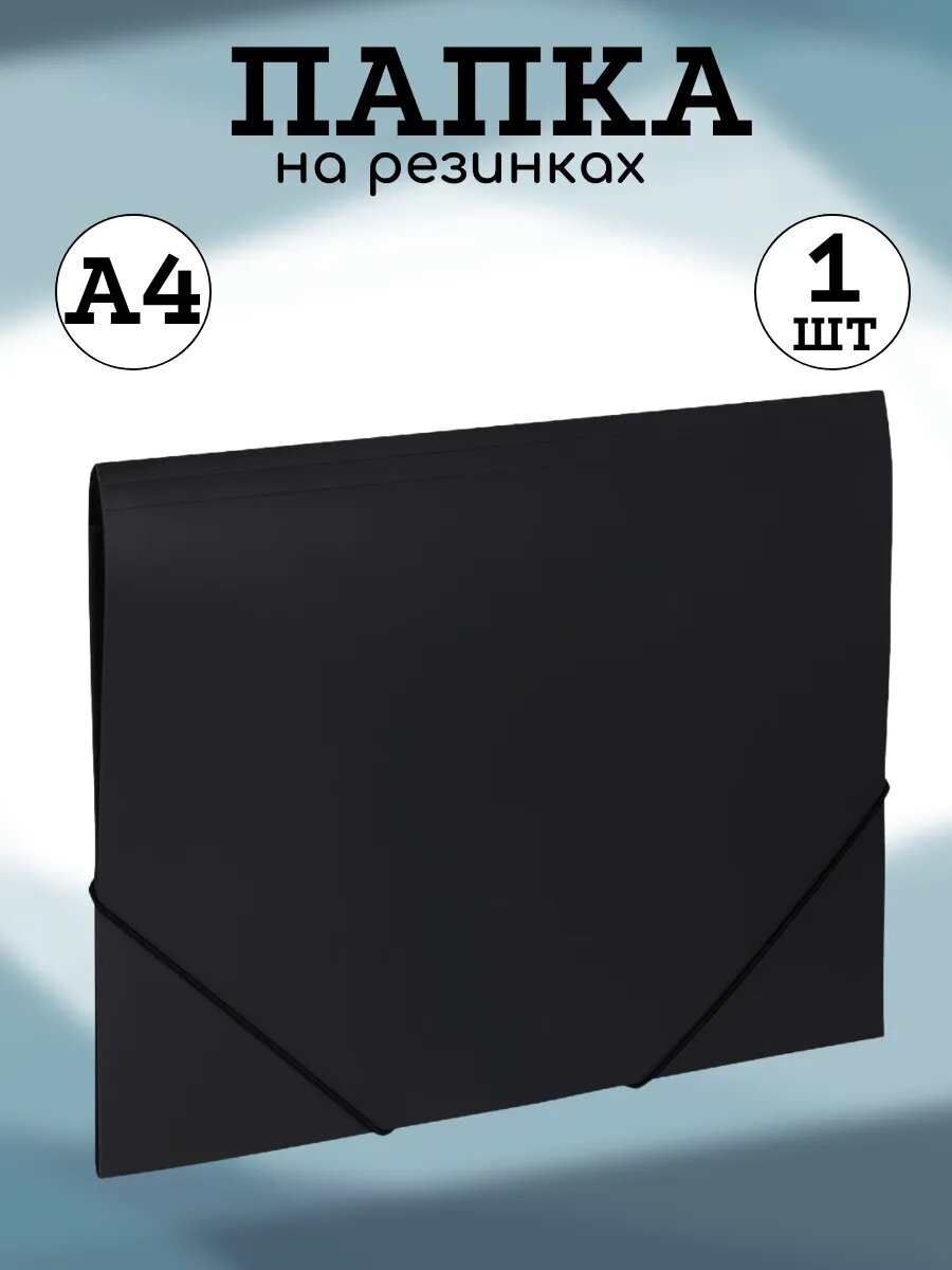 Папка для документов на резинках, 1 шт.