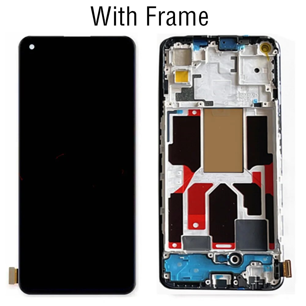 6,43 "TFT ЖК-дисплей для Realme GT Master Edition RMX3363 ЖК-дисплей с рамкой и сенсорным With Frame