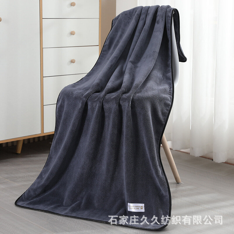 Коралловое флисовое полотенце, банное полотенце, индивидуальный набор для взрослых, мягкие впитывающие полотенца для купания, летние полотенца для плавания, оптовая продажа