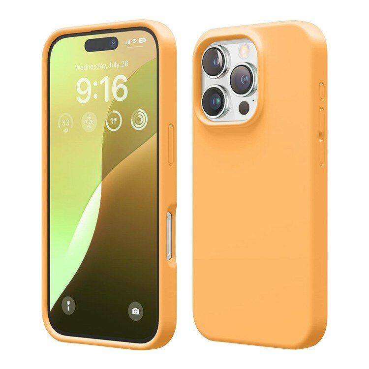 Чехол Elago для iPhone 16 Pro, Soft silicone (Liquid) Orange