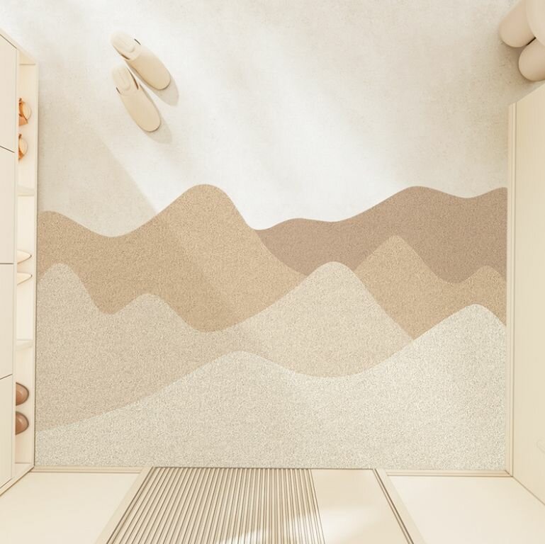 Ковер пвх в прихожую , ковер в прихожей 120 на 180 cm, нескользящий коврик на пол, соскребите пятна и снег, резиновый дверной коврик