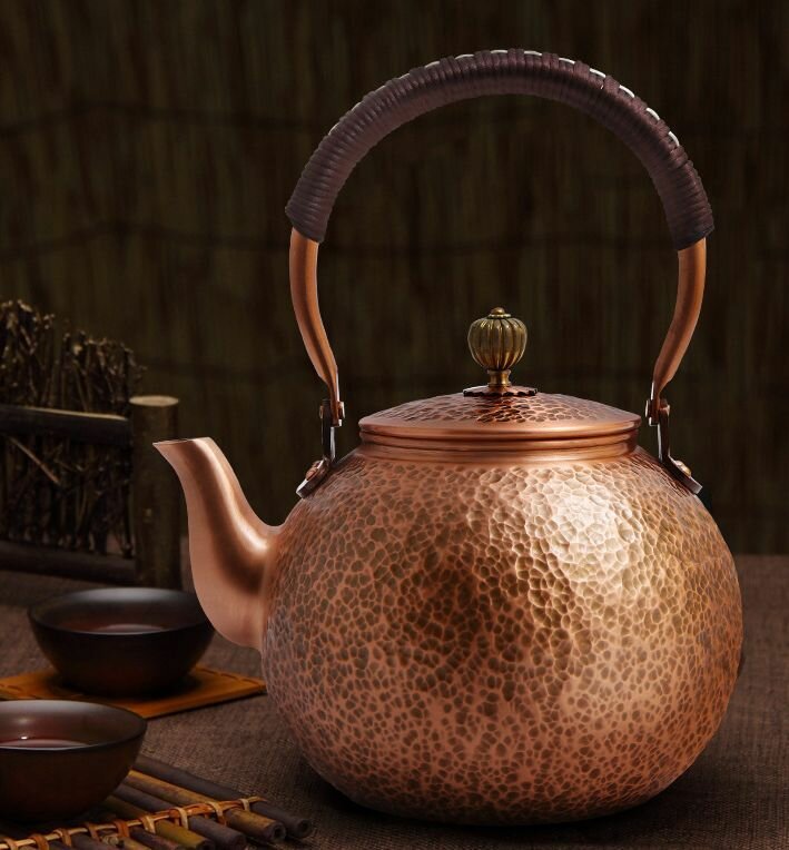 Чайник маленький медный ручной работы 1600ML