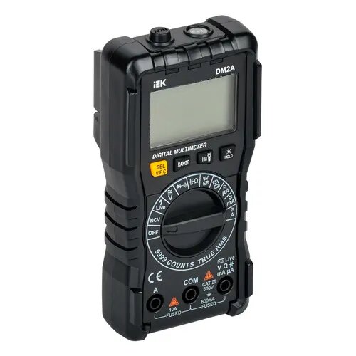 Мультиметр цифровой IEK ARMA2L 5 DM2A, автоматический/ручной [a2l5-dm11-02]