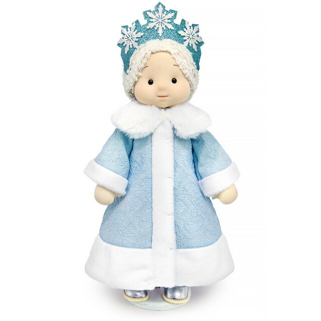 Мягкая кукла Аврора Снегурочка 38 см, Minimalini, Budi Basa, Mm-Avrora-05