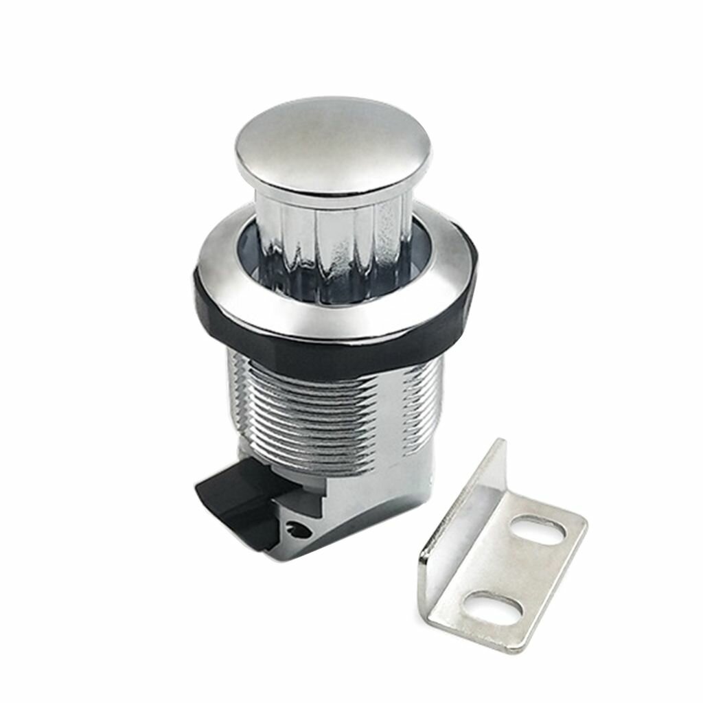 Автомобильный инструмент Ротационный нажимной замок для дверей - хромированный