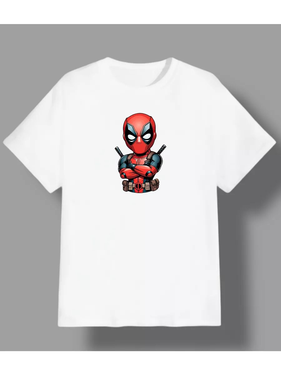 Футболка маленький дэдпул