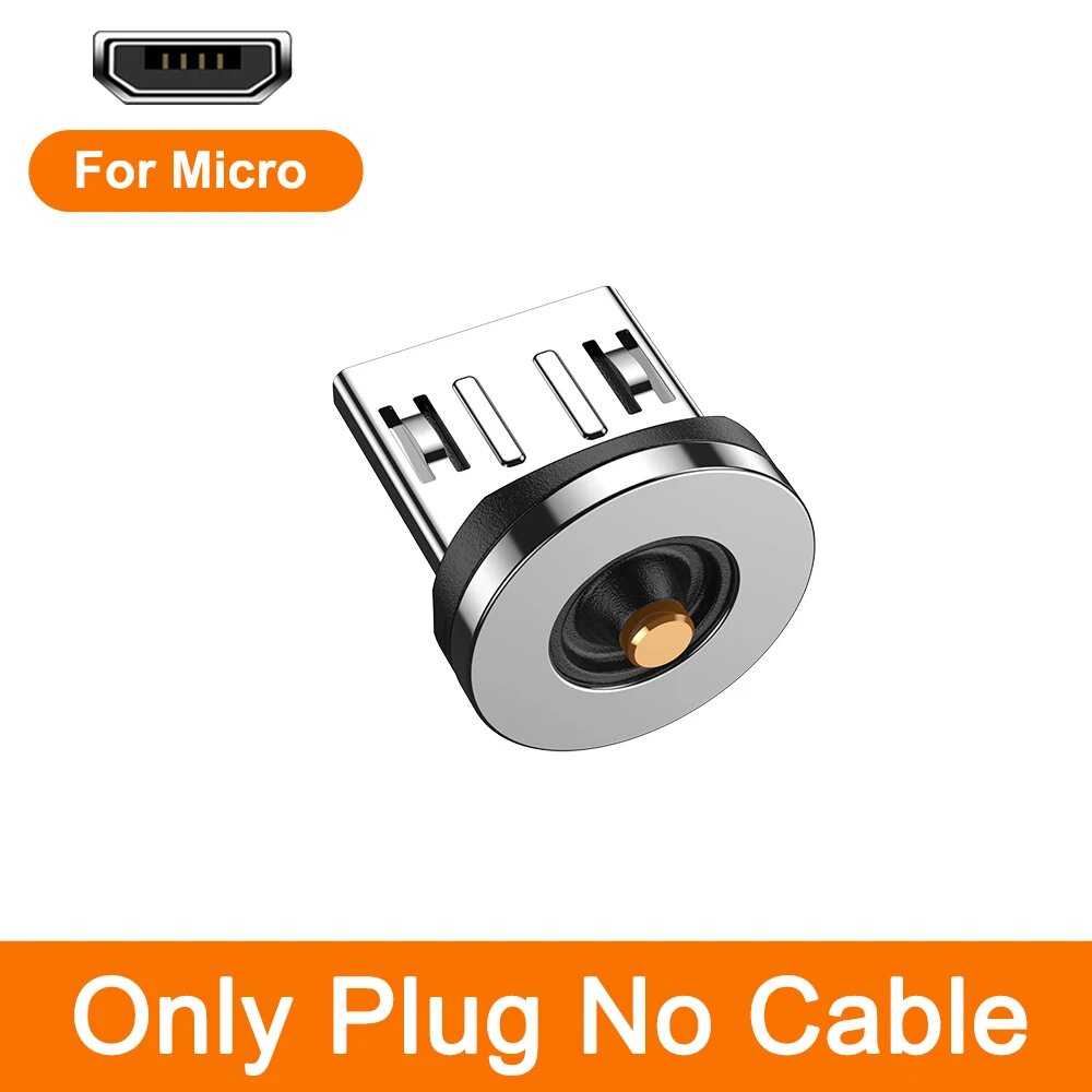 Магнитный кабель Micro USB, только коннектор, 2 м